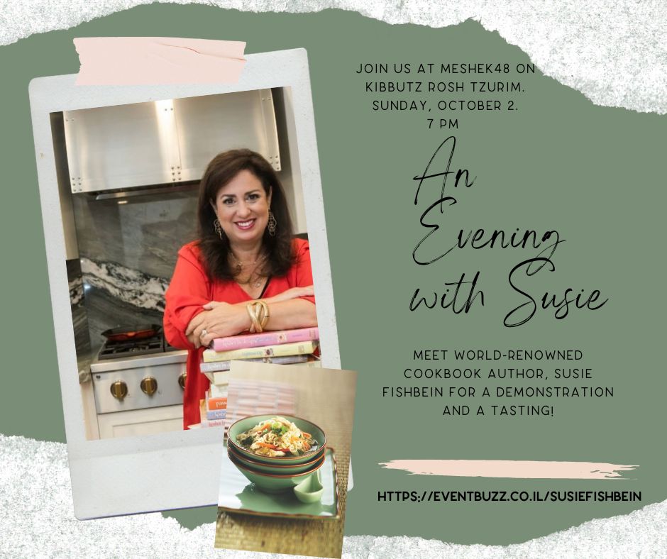 An Evening with Susie Fishbein @ Meshek48: SOLD OUT! - Fun In Jerusalem