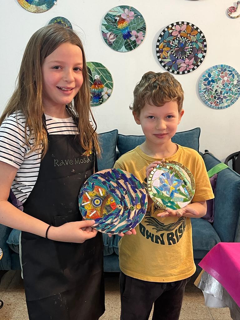 Glass Mosaics Summer Workshops with Rave Mosaics - Fun In Jerusalem
